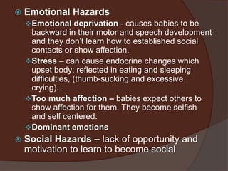 Stages of development: Babyhood | PPTX