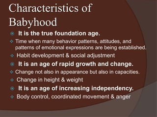 Stages of development: Babyhood | PPTX | Parenting Babies and Toddlers ...