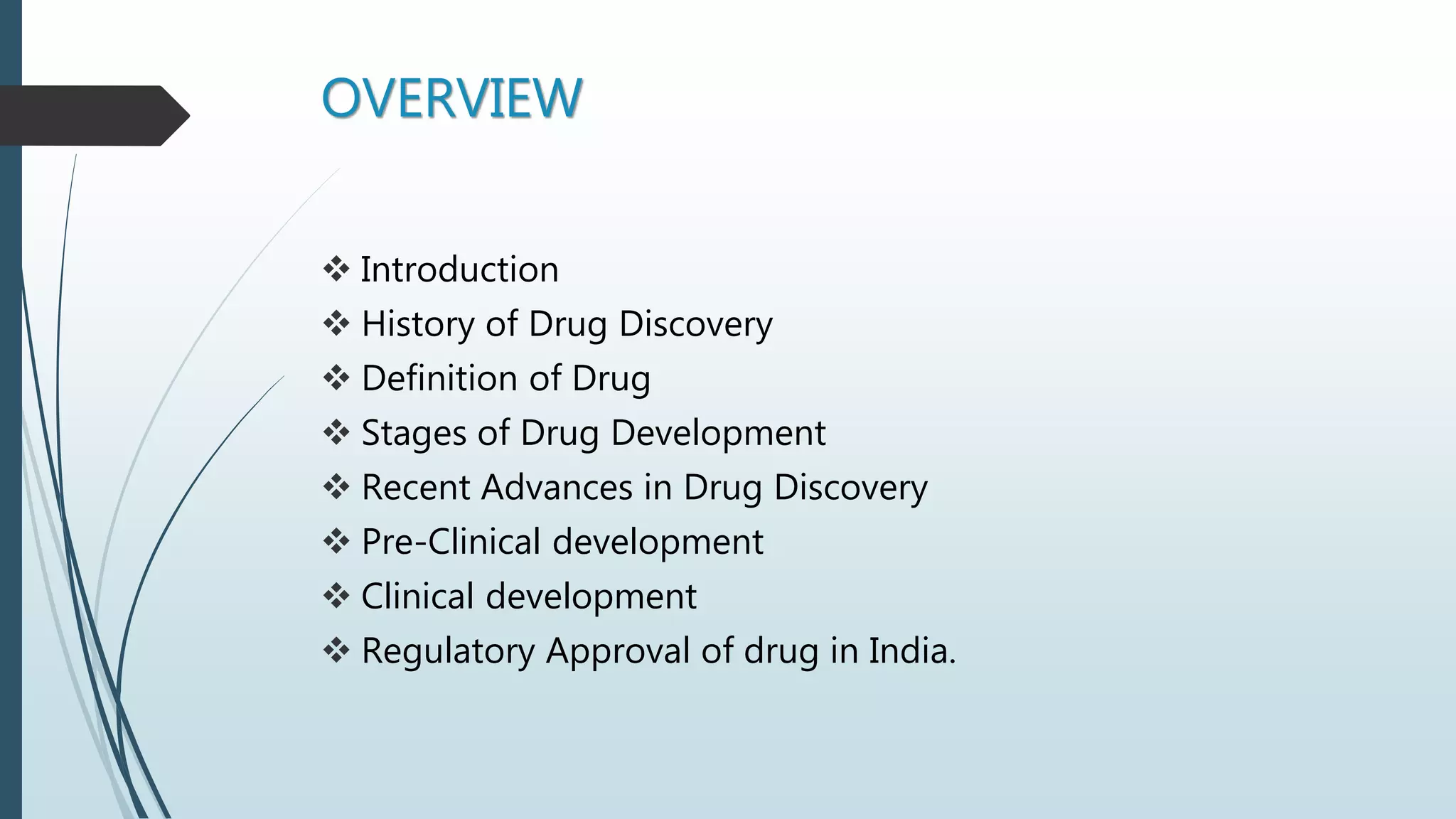 Stages of drug development | PPTX