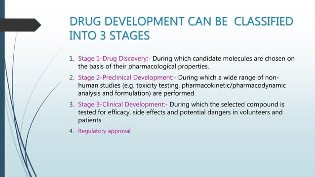 Stages of drug development | PPTX | Pharmaceutical Industry | Industries