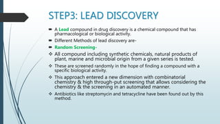 Stages of drug development | PPTX