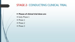 Stages of drug development | PPTX