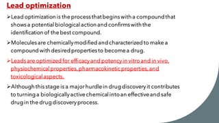 Stages of drug discovery | PDF