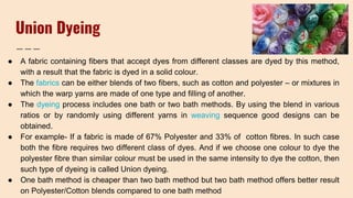 Stages of dyeing | PPTX