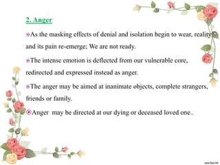 Stages of dying | PPT