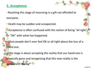 Stages of dying | PPT