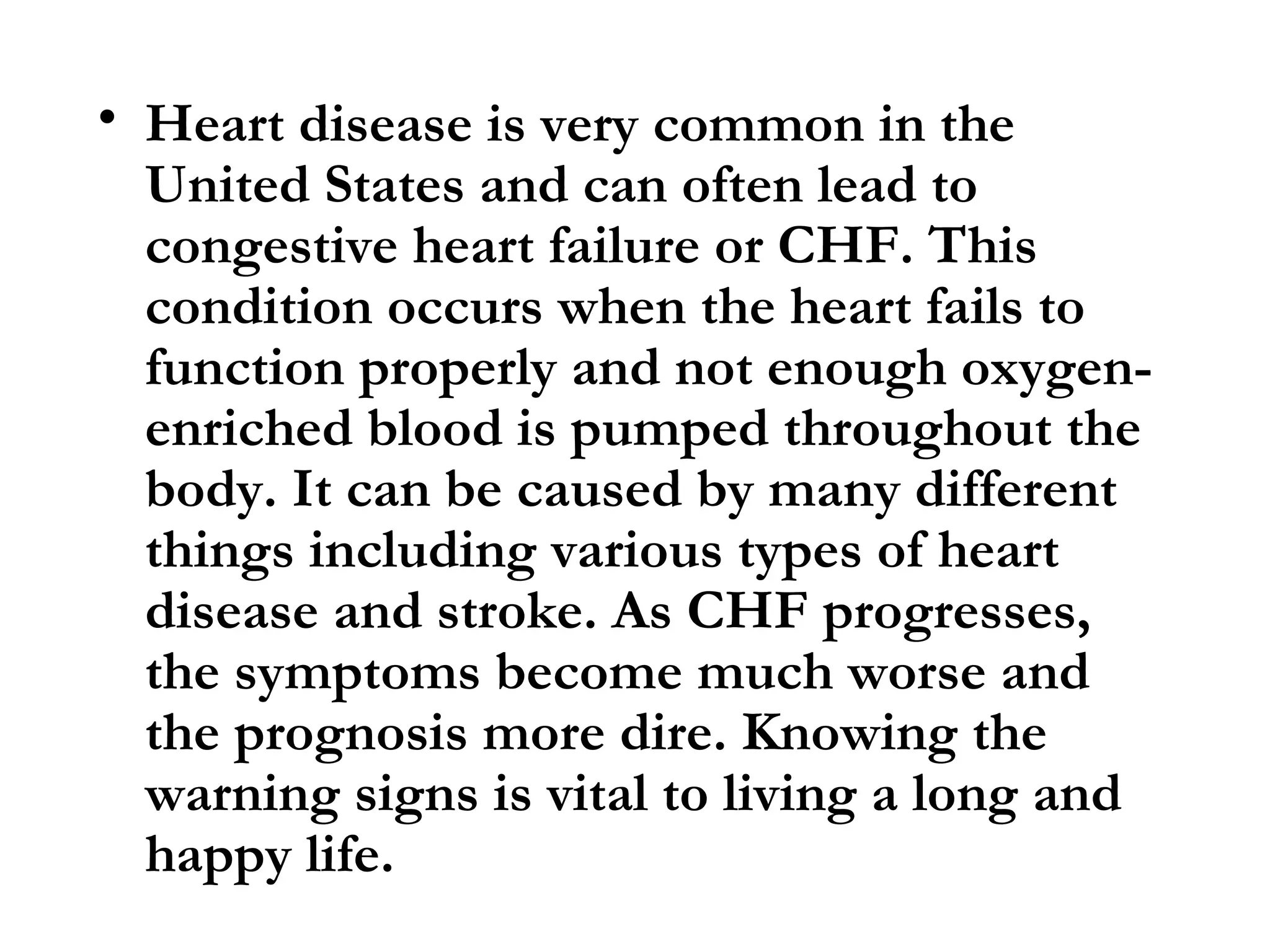 Stages of Dying from Congestive Heart Failure | PPT