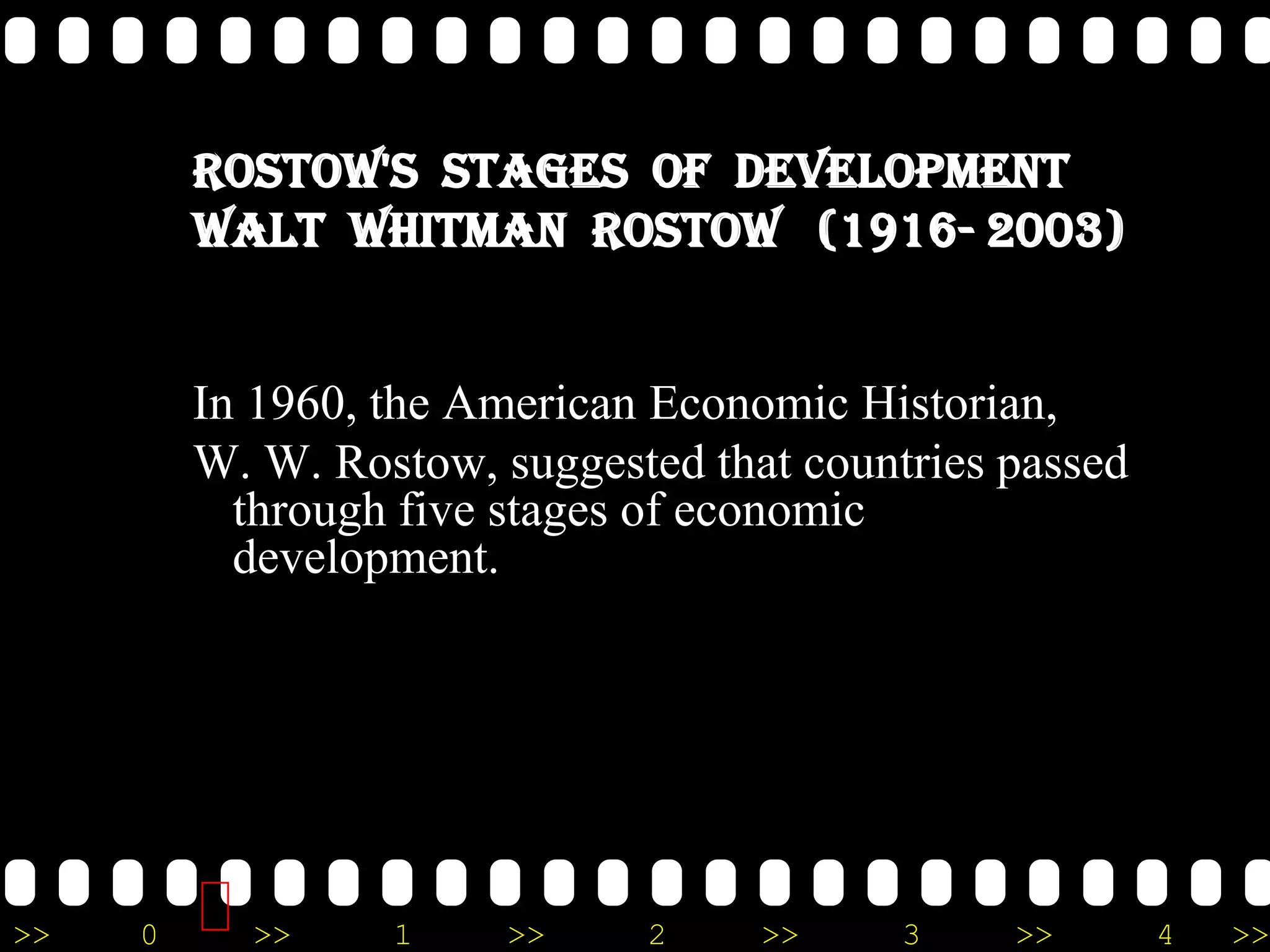 Stages Of Economic Developlement | PPTX