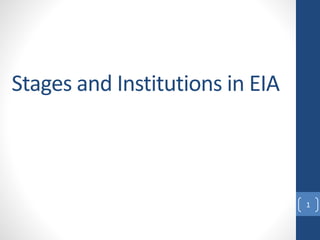 Stages of EIA | PPTX