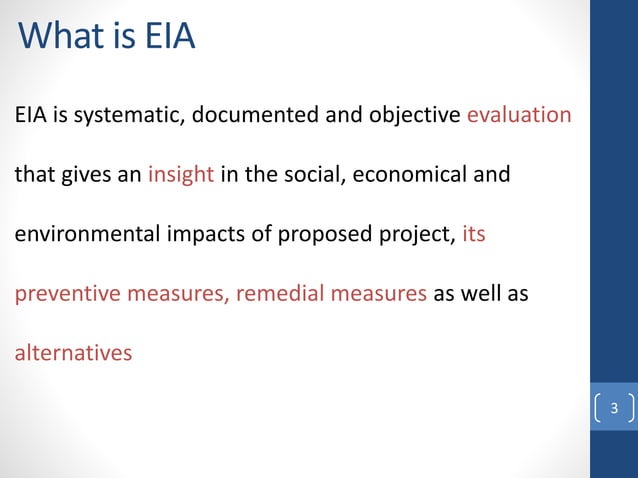 Stages of EIA | PPTX