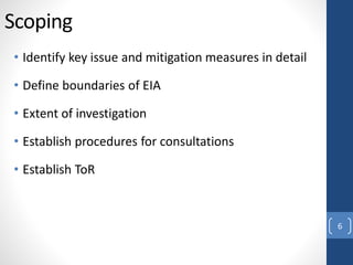 Stages of EIA | PPTX