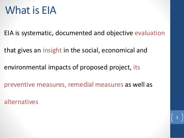 Stages of EIA