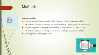 Stages of exercise behavior change and perceived exercise benefits ...