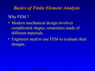 Stages of fea in cad environment | PPT