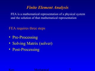 Stages of fea in cad environment | PPT