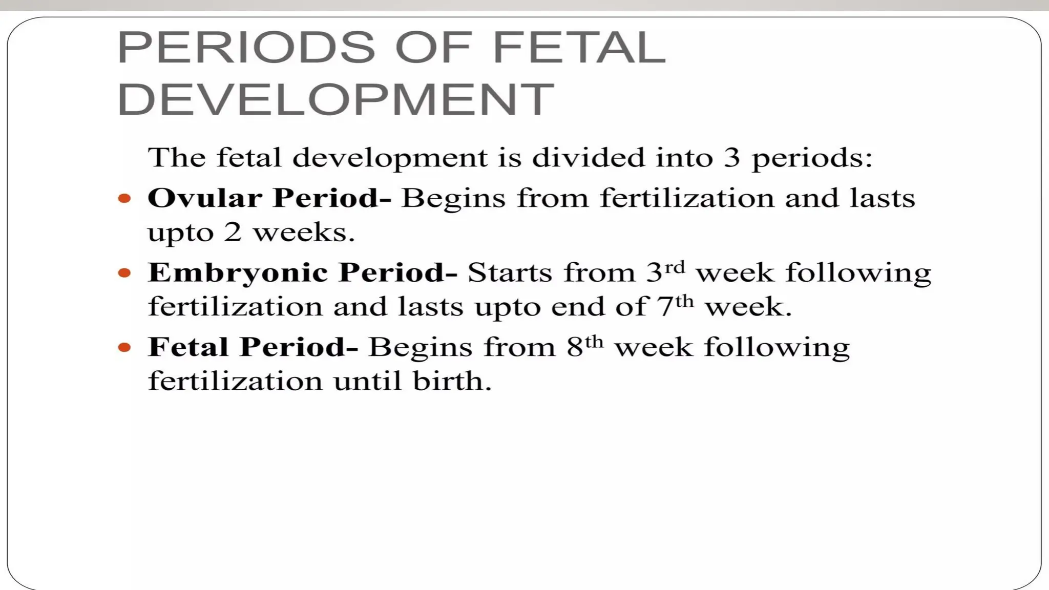 stages of fetal development physiology of pregnancy | PPTX