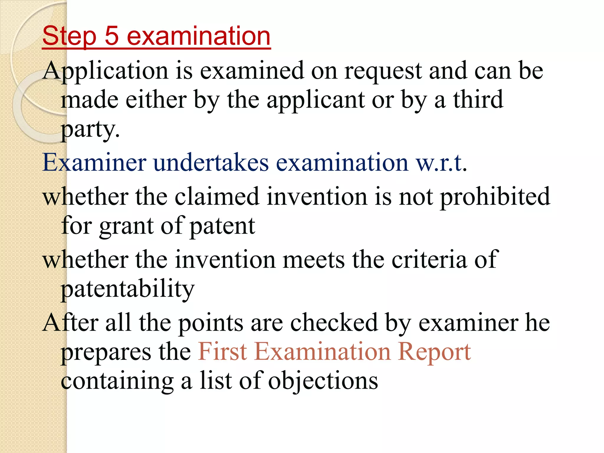 Stages of filling patent in india | PPTX
