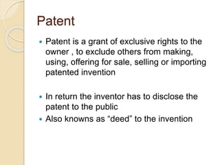 Stages of filling patent in india | PPTX