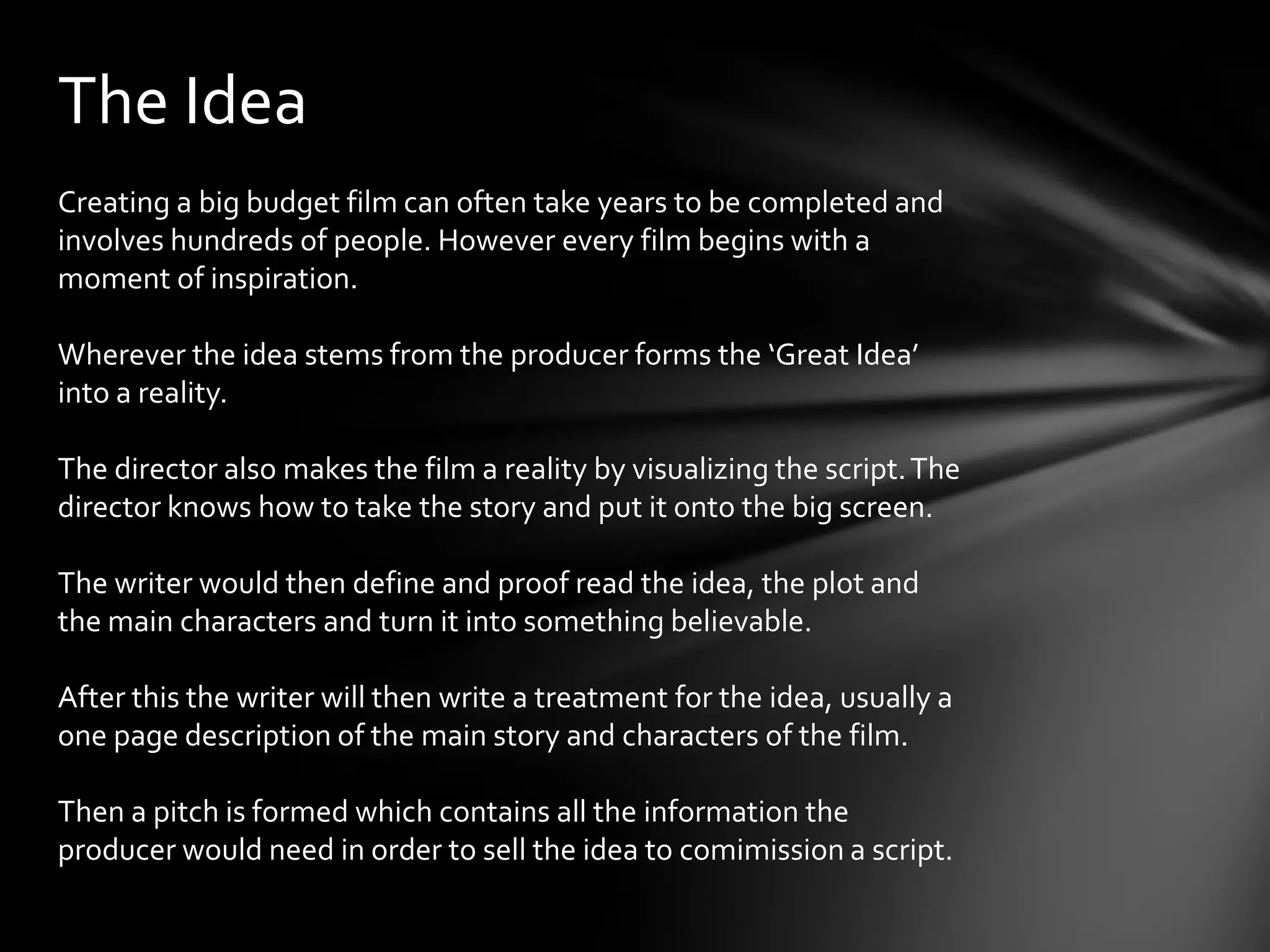 Stages of film production | PPTX