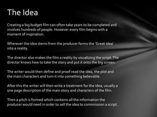 Stages of film production | PPTX