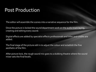 Stages of film production | PPTX