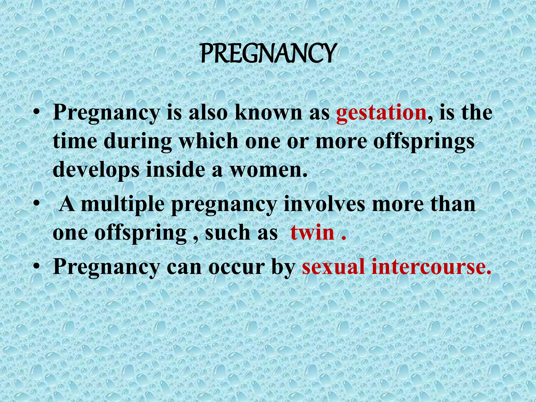 Stages of gestation | PPTX