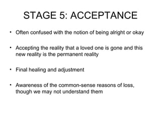 Stages of grief | PPT