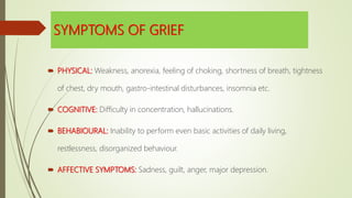Stages of grief process | PPTX