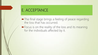 Stages of grief process | PPTX