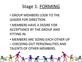 Stages Of Group Development | PPT
