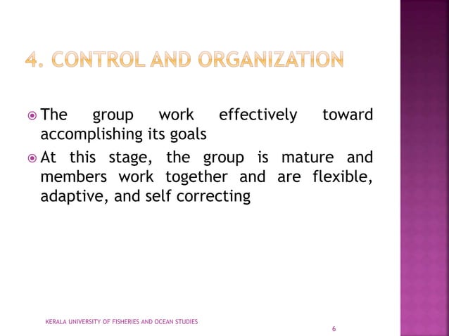 Stages of group development | PPTX