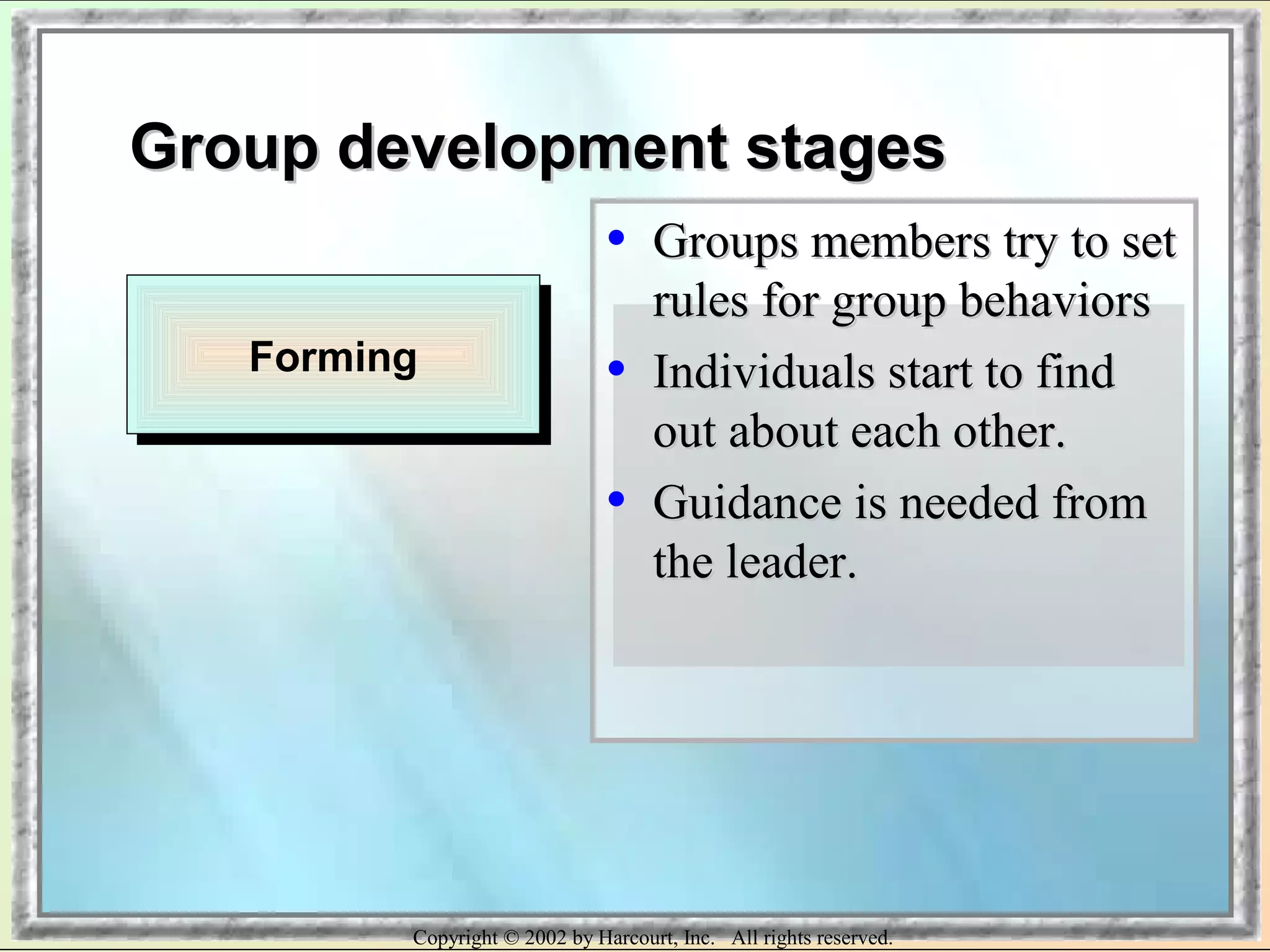Stages of group formation | PPT