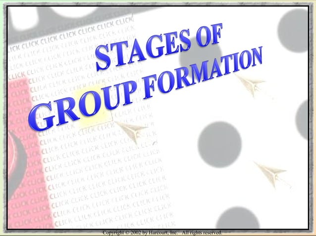Stages of group formation | PPT