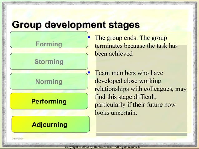 Stages of group formation | PPT