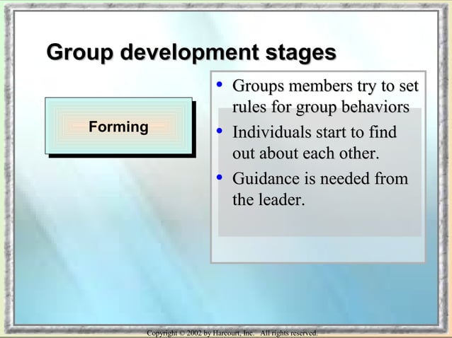 Stages of group formation | PPT