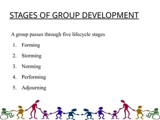 Stages of Group Therapy in occupational therapy | PPTX