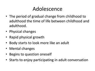 Stages of growth and development | PPTX