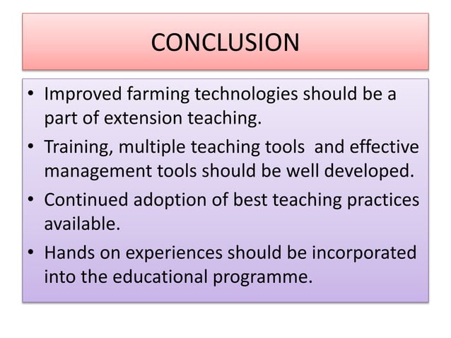 Stages of growth of extension | PPT