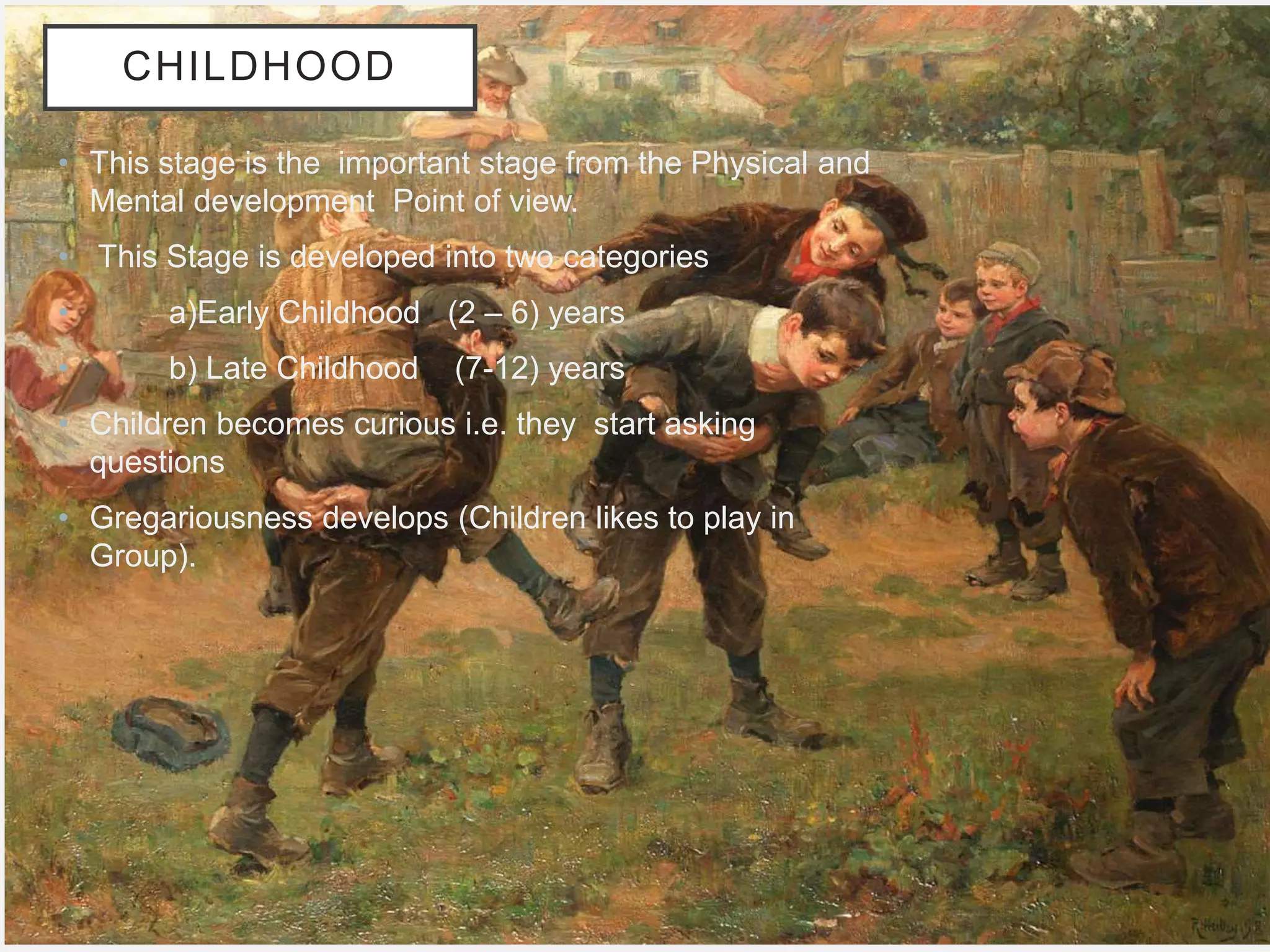 Stages of Human development According to the Hurlock. | PPT