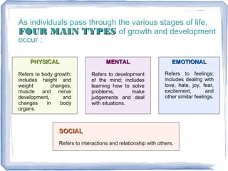 Stages of Human Growth (Pre-natal development - Senescence) | PPT