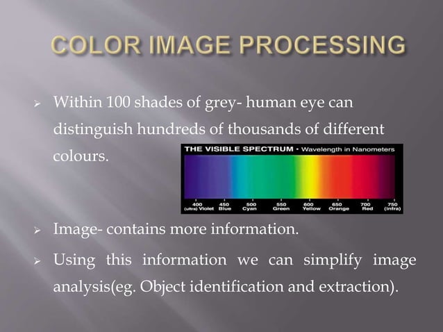 Stages of image processing | PPT