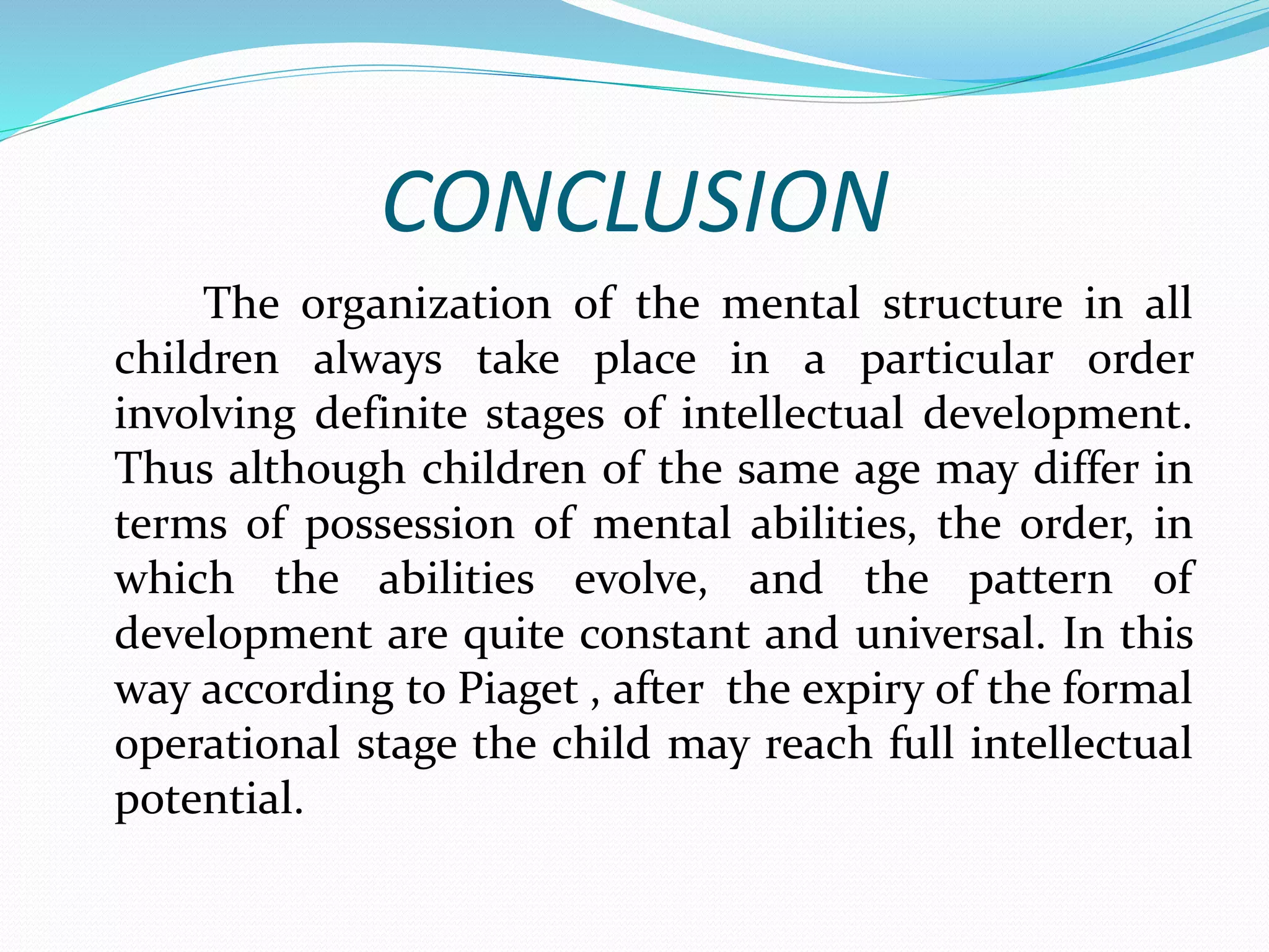 Stages of intellectual development | PPTX