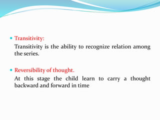 Stages of intellectual development | PPTX