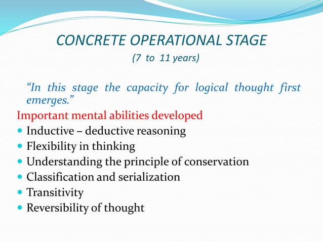 Stages of intellectual development | PPTX