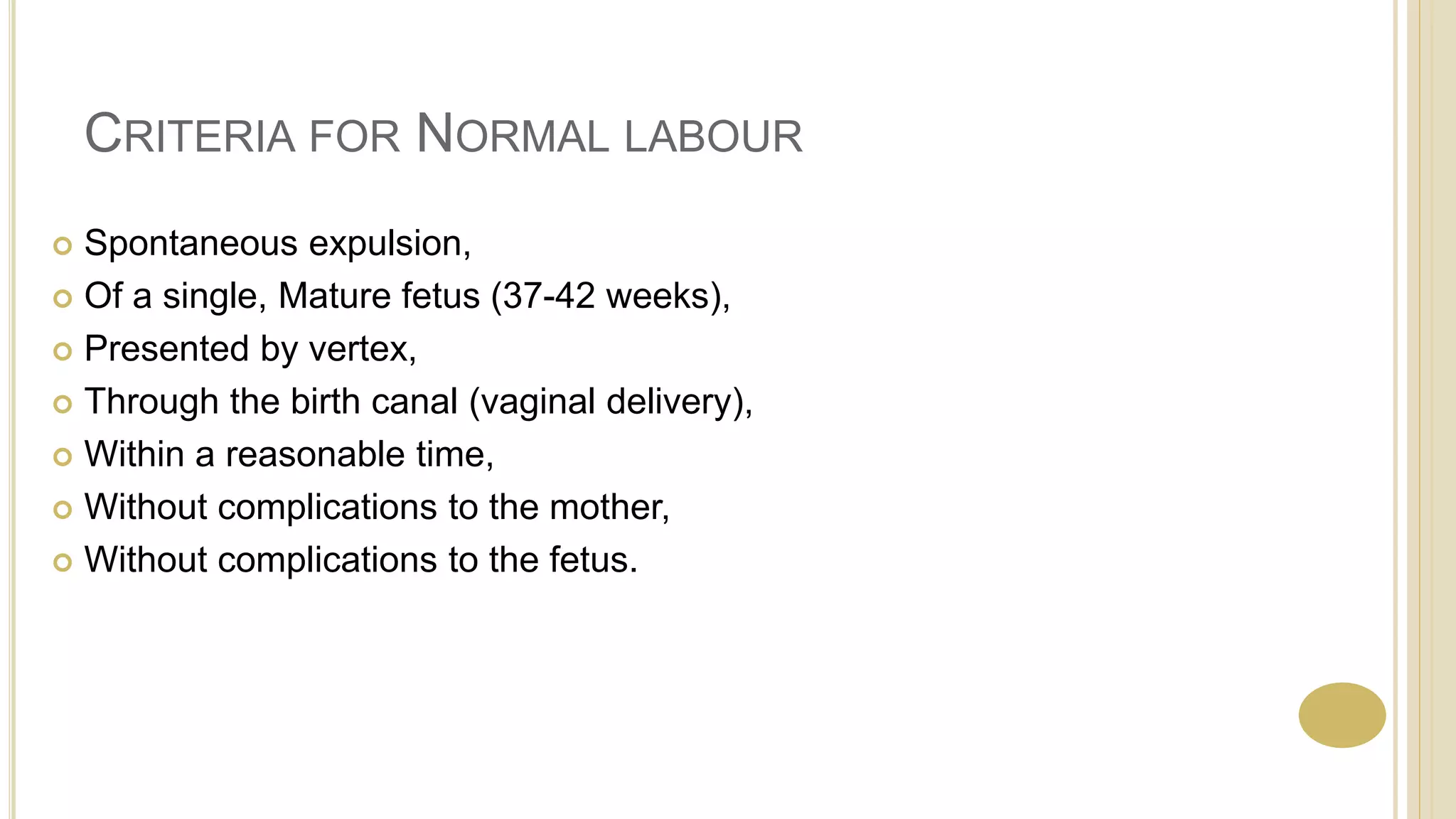 Stages of labour | PPTX