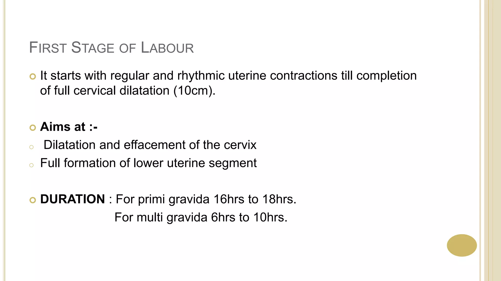 Stages of labour | PPTX