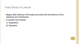 Stages of labour | PPTX