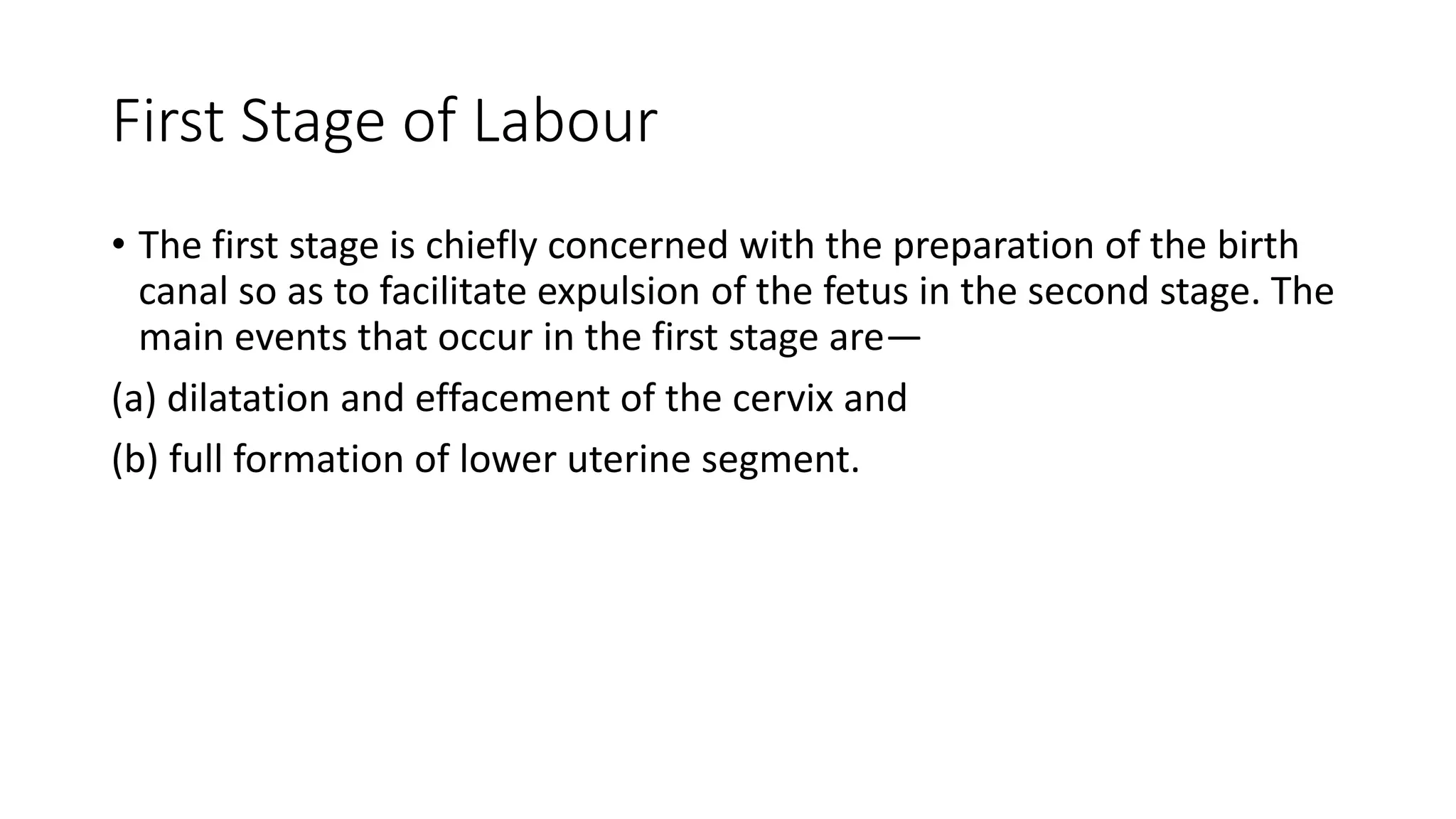 Stages of labour.pptx | Pregnancy | Reproductive Health