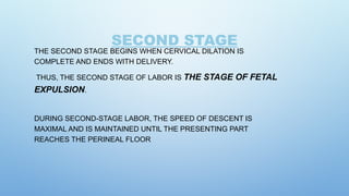 Stages of labour presentation in obstetrics.pptx