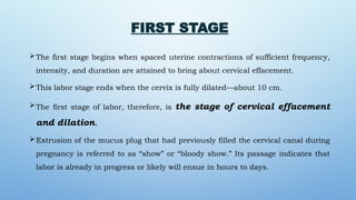 Stages of labour presentation in obstetrics.pptx